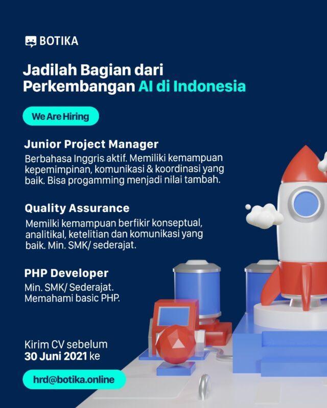 Lowongan Kerja Junior Project Manager - Quality Assurance - PHP ...