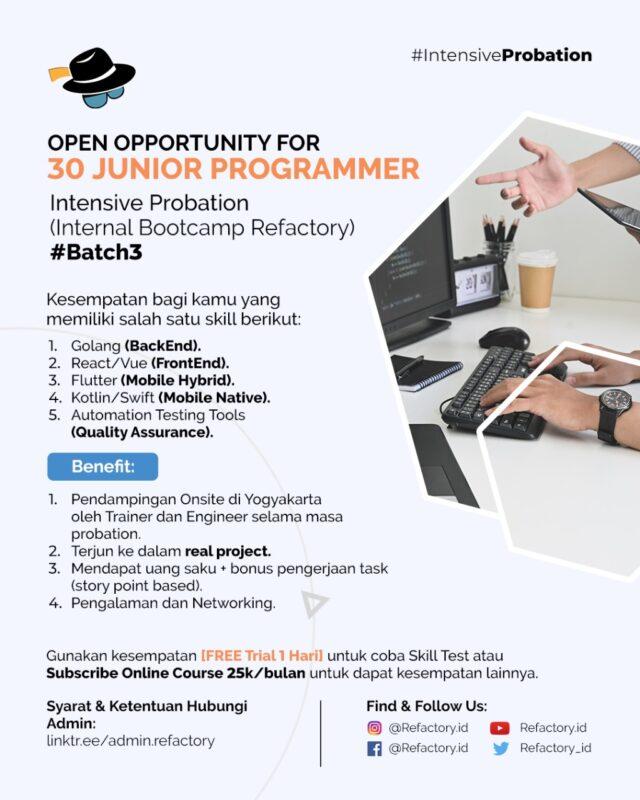 Lowongan Kerja Junior Programmer (BackEnd, FrontEnd, Mobile, QA) di ... Lowongan Kerja Junior Programmer (BackEnd, FrontEnd, Mobile, QA) di ...