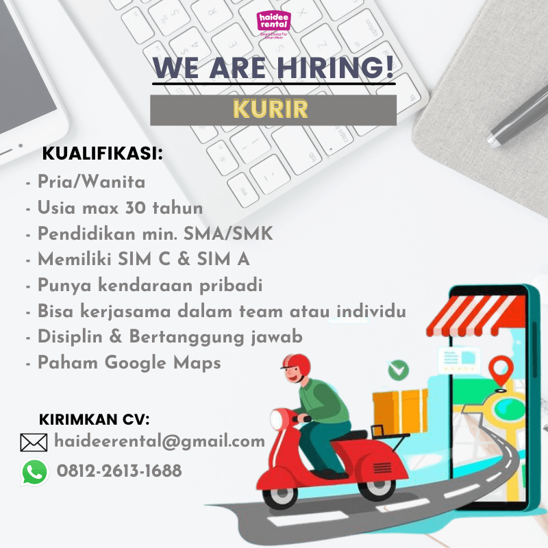 Lowongan Kerja Kurir di Haidee Rental - LokerJogja.ID