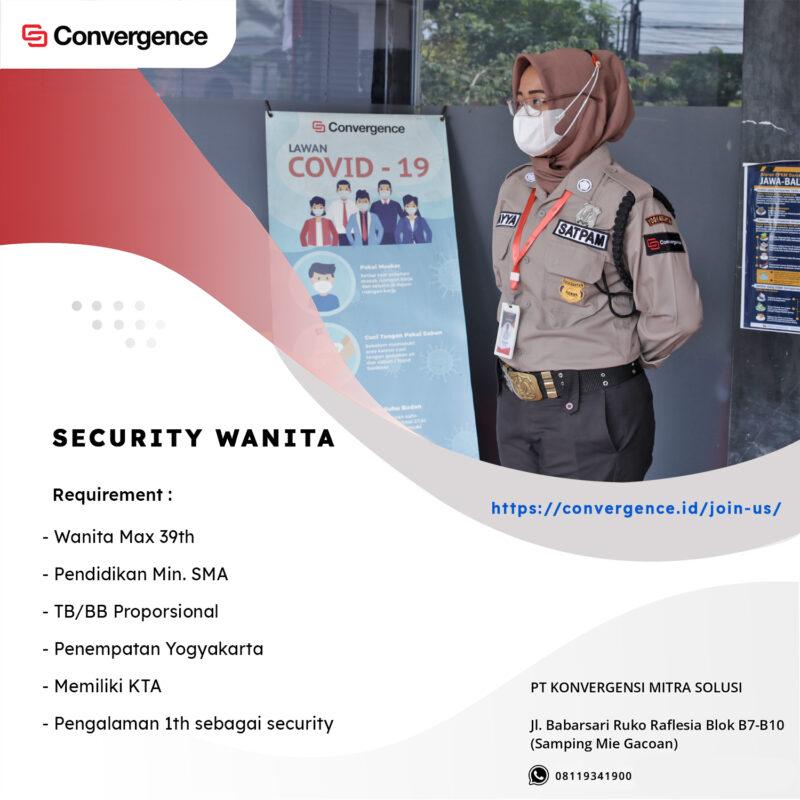 Lowongan Kerja Security Wanita di PT. Konvergence Mitra Solusi ...
