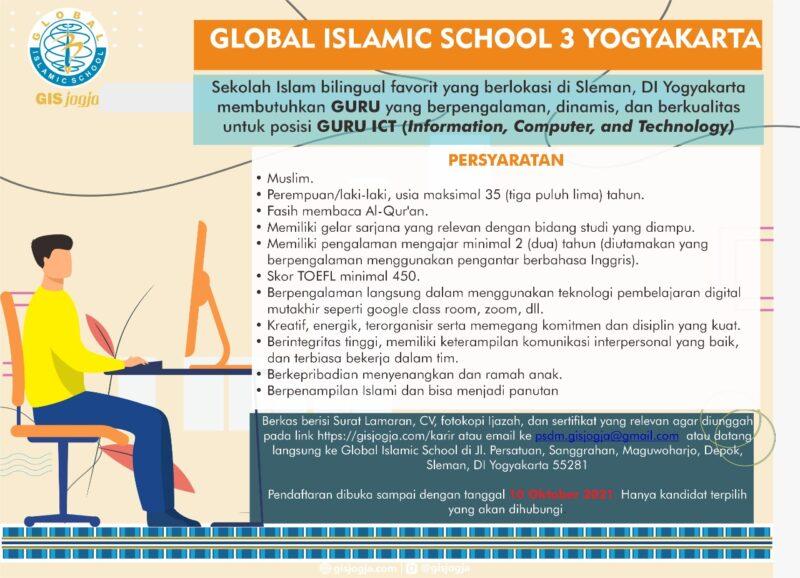 Lowongan Kerja Guru ICT - Guru Playgroup di Global Islamic School ...