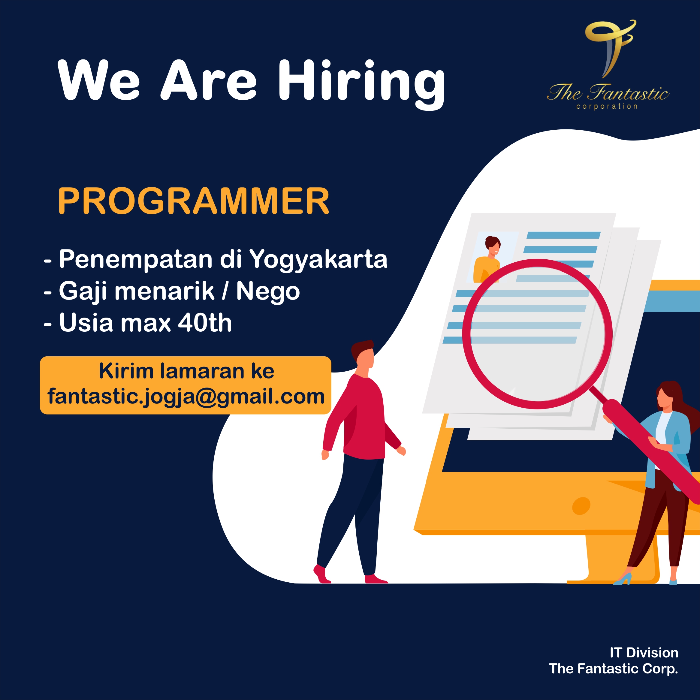 Lowongan Kerja Programmer di The Fantastic Corp - LokerJogja.ID