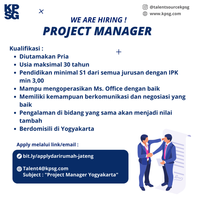 Lowongan Kerja Project Manager di PT. Andalan Anak Bangsa - LokerJogja.ID