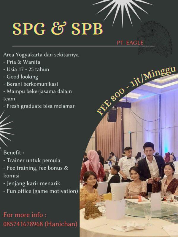 Lowongan Kerja SPB/SPG di PT. Eagle Group - LokerJogja.ID