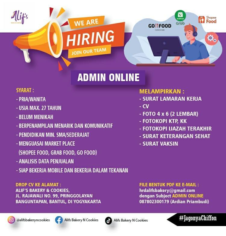 Lowongan Kerja Admin Online - Customer Service - Produksi Snack - Packing di PT. Fathan Berkah ...