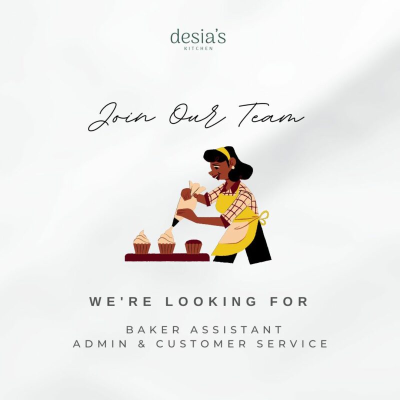 Lowongan Kerja Baker Assistant - Admin and Shopkeeper di Desia’s ...