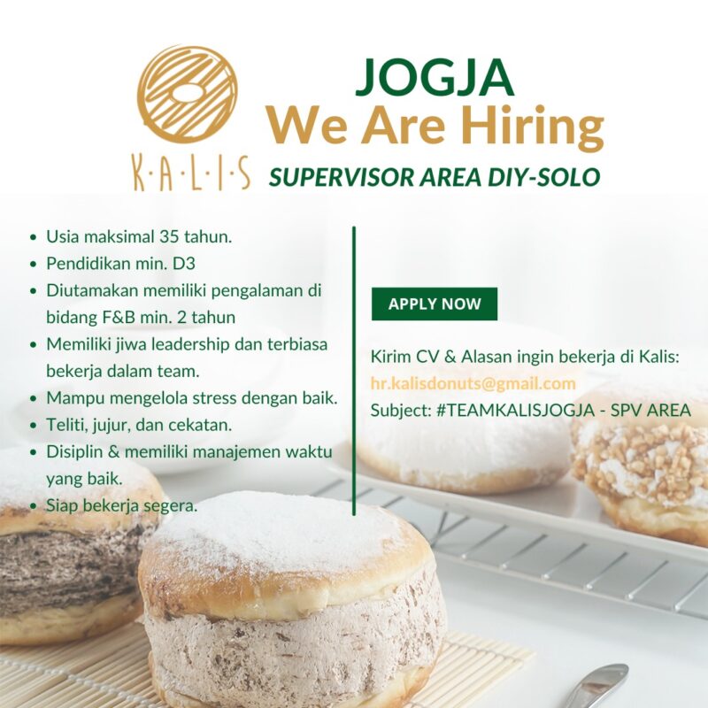 Lowongan Kerja Supervisor Area DIY Solo - Marketing - Part Time Front ...