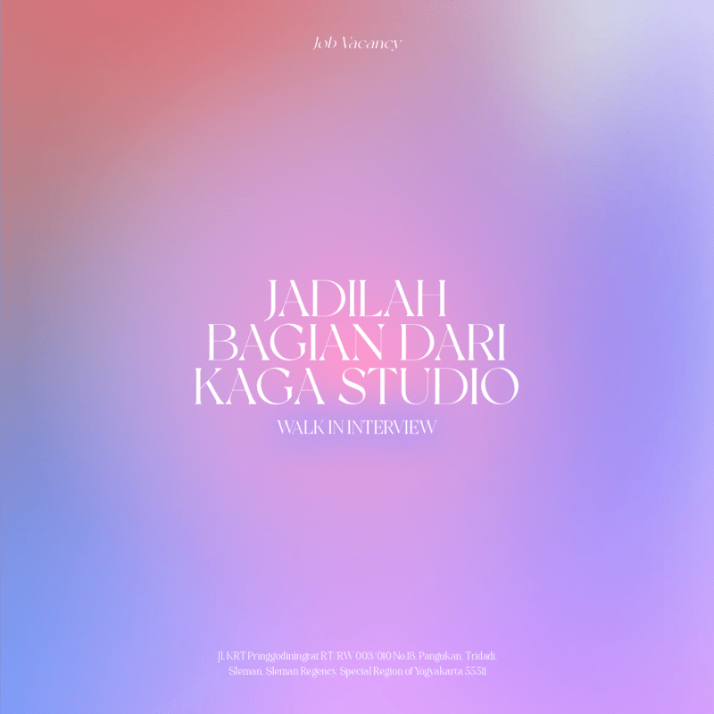 Lowongan Kerja Admin - Content Creator - Operator Sablon - Runner di ...