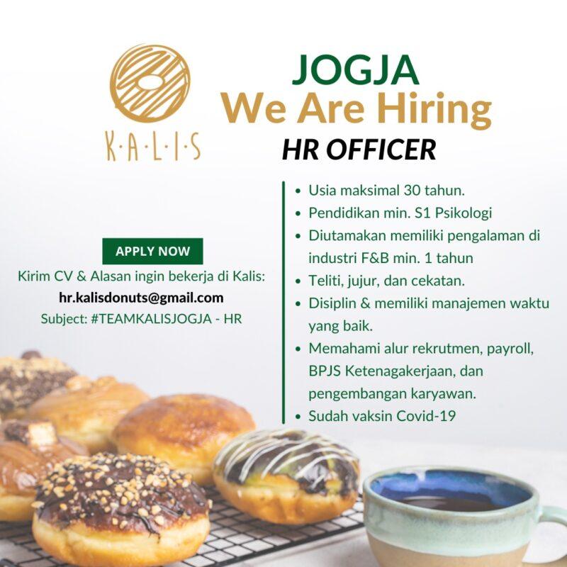 Lowongan Kerja HR Officer - Finance Accounting di Kalis Donuts ...