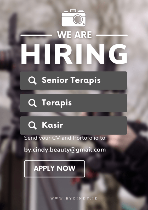 Lowongan Kerja Senior Terapis - Terapis - Kasir di By Cindy - LokerJogja.ID