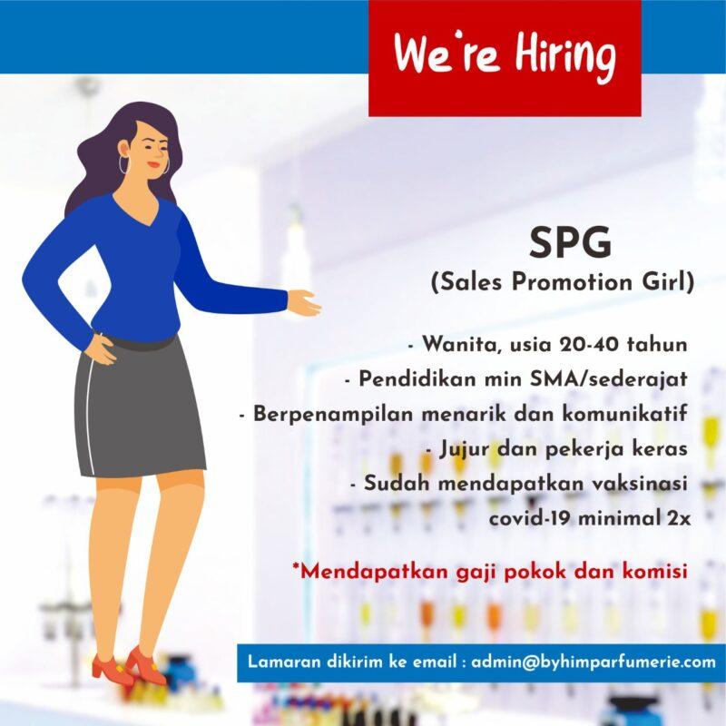 Lowongan Kerja Sales Promotion Girl di Byhimparfumerie - LokerJogja.ID