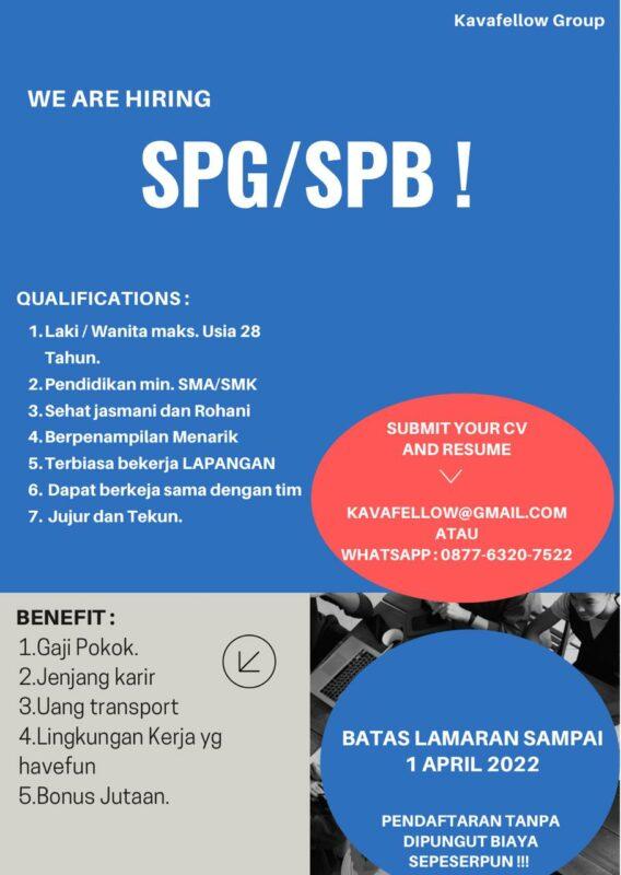 Lowongan Kerja SPG/SPB di Kavafelow Group - LokerJogja.ID