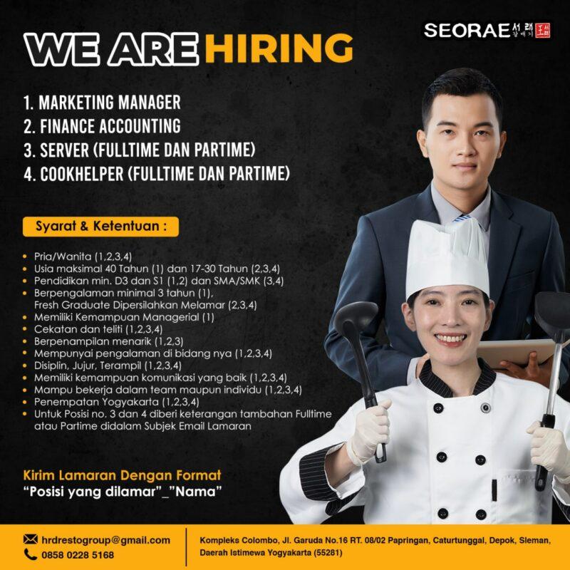 Lowongan Kerja Marketing Manager - Finance Accounting - Server ...