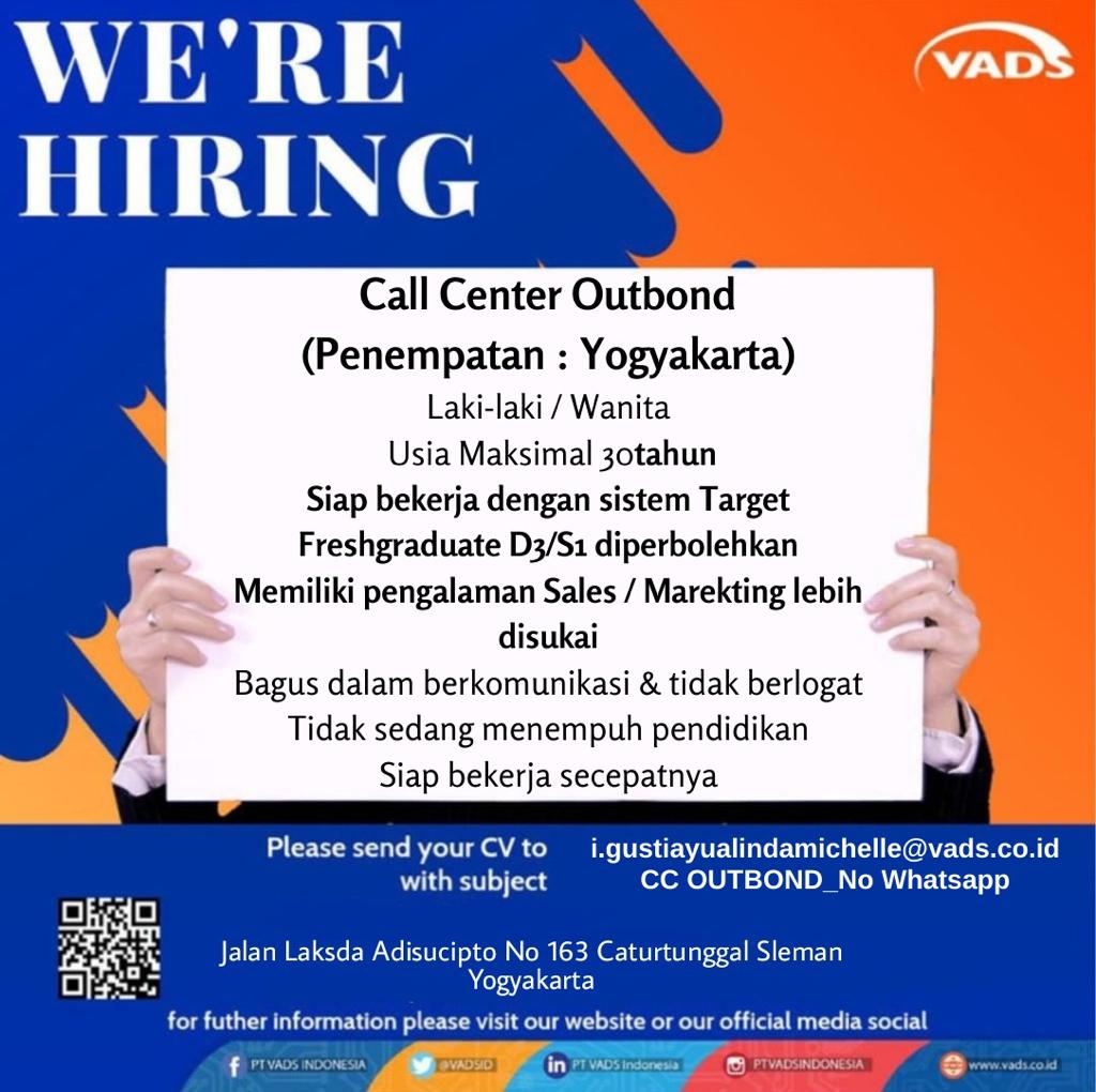 Lowongan Kerja Call Center Outbond - Call Center Telekomunikasi - CS ...