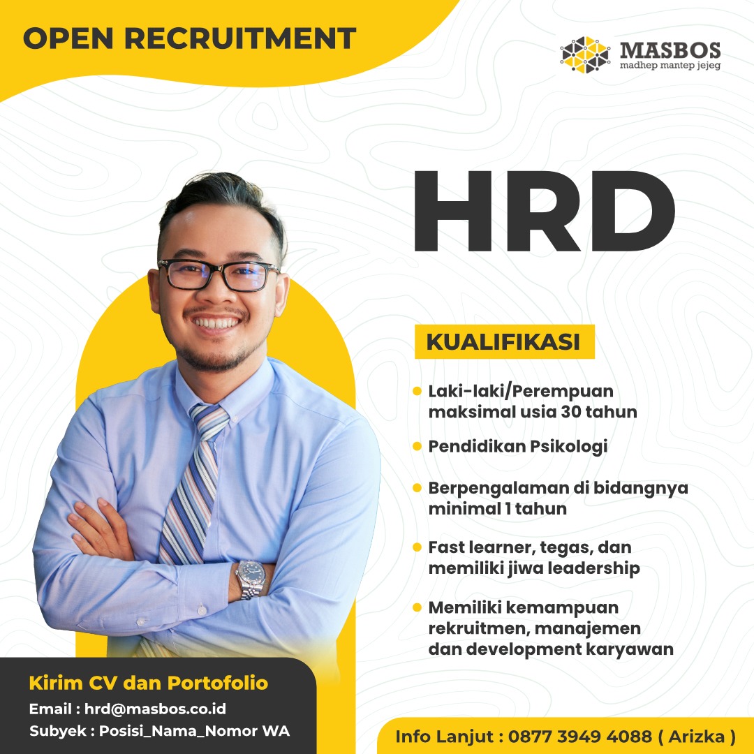 Lowongan Kerja HRD - Copywriter - Data Analis - Videografer - Project ...