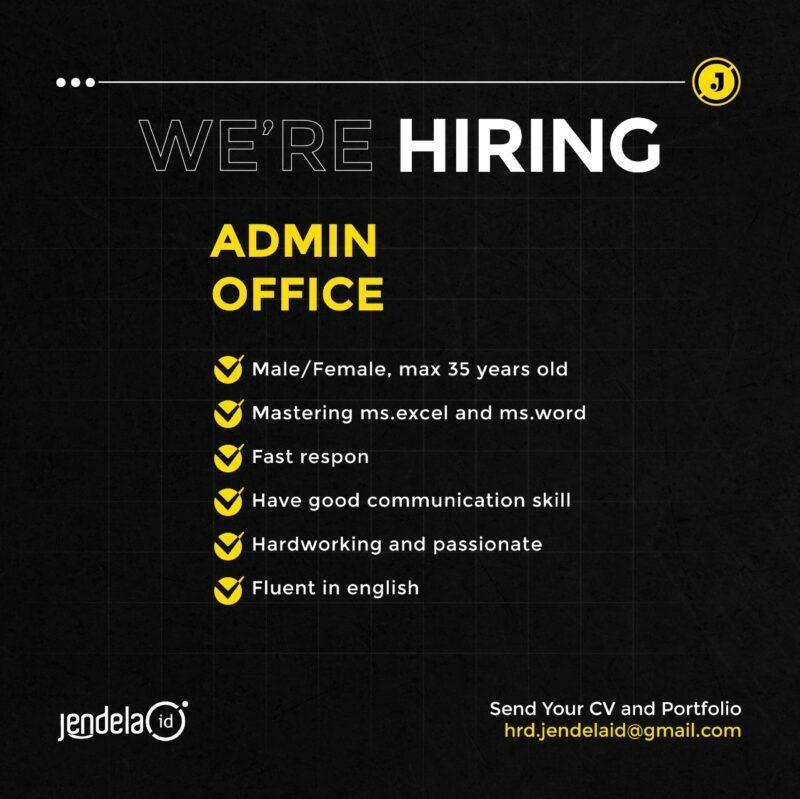 Lowongan Kerja Admin Office - Content Creator - Internship - Online ...