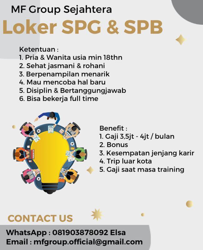 Lowongan Kerja SPG & SPB di MF Group Sejahtera - LokerJogja.ID