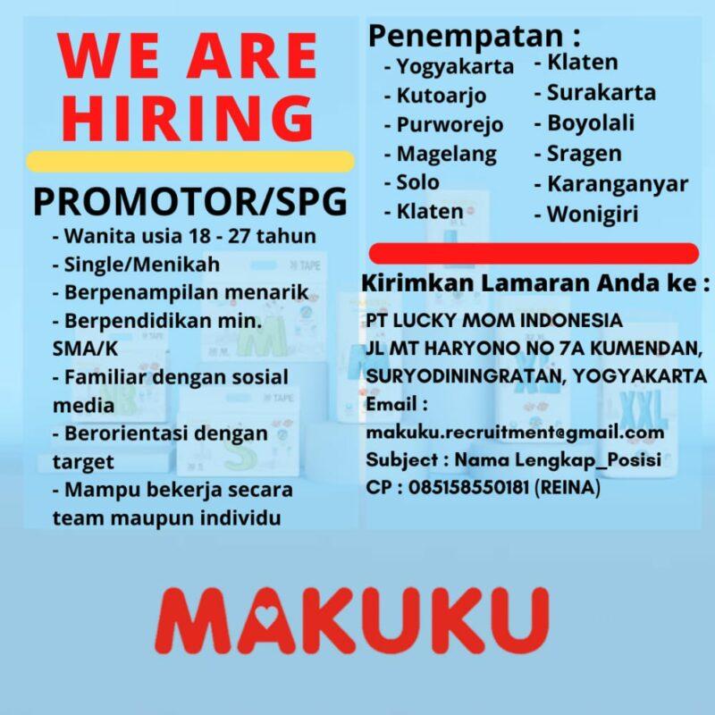 Lowongan Kerja Promotor di PT. Lucky Mom Indonesia - LokerJogja.ID