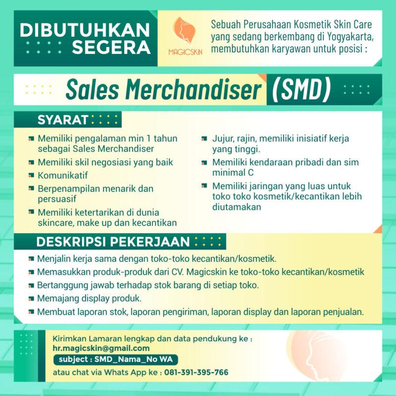 Lowongan Kerja Sales Merchandiser - Talent Host Live - Digital ...