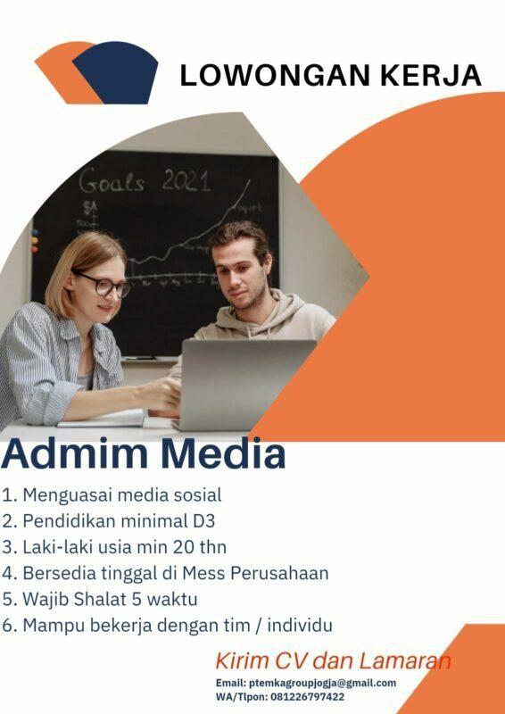 Lowongan Kerja Admin Media Sosial di PT. Mulia Kasih Group - LokerJogja.ID