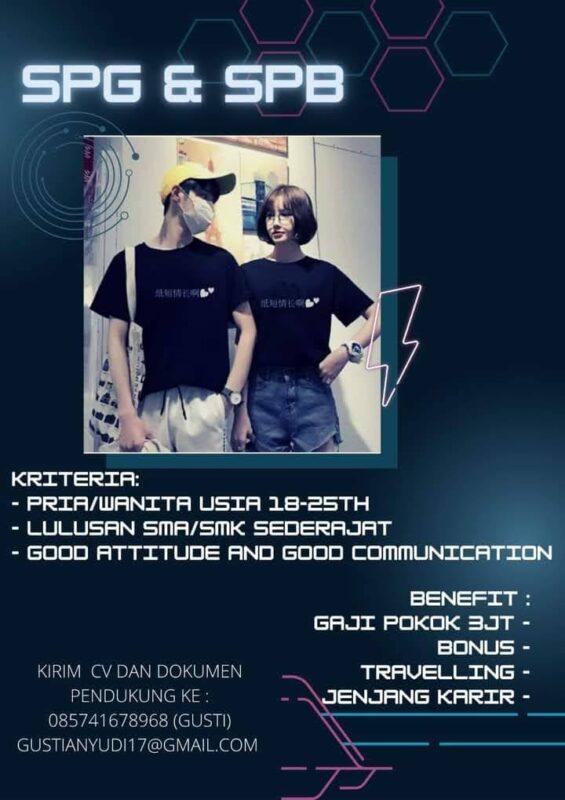 Lowongan Kerja SPG/ SPB di YFC Grub - LokerJogja.ID