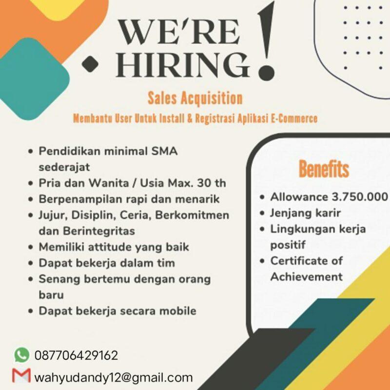 Lowongan Kerja Sales Acquisition di PT. Infinity Plus Solution ...