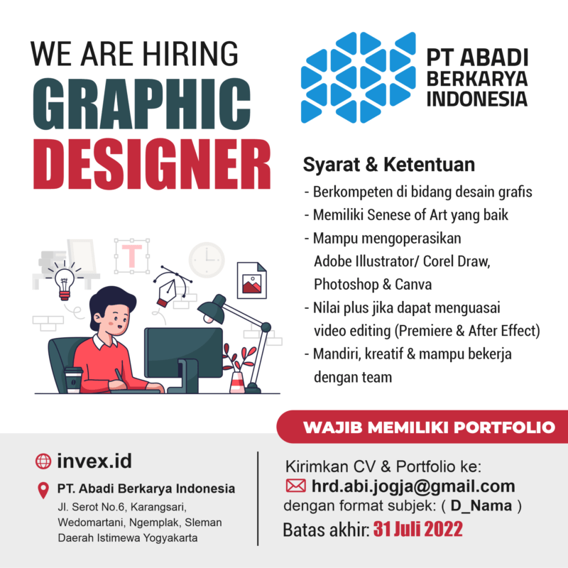 Lowongan Kerja Graphic Designer di PT. Abadi Berkarya Indonesia ...