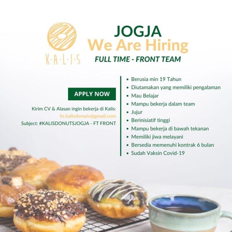 Lowongan Kerja Front Team di Kalis Donuts - LokerJogja.ID