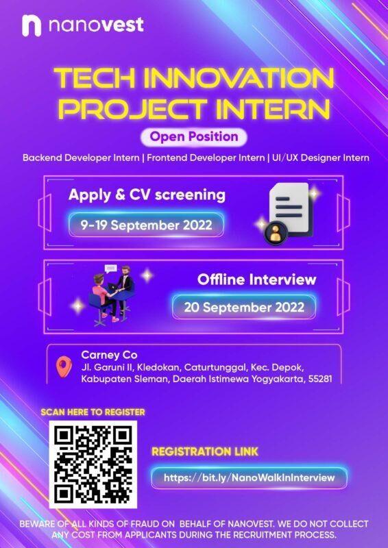 Lowongan Kerja Backend Developer Intern - Frontend Developer Intern ... Lowongan Kerja Backend Developer Intern - Frontend Developer Intern ...