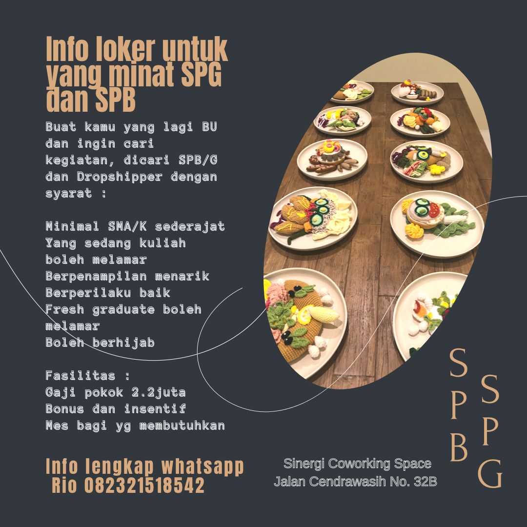 Lowongan Kerja SPG & SPB di Junior Komuniti - LokerJogja.ID