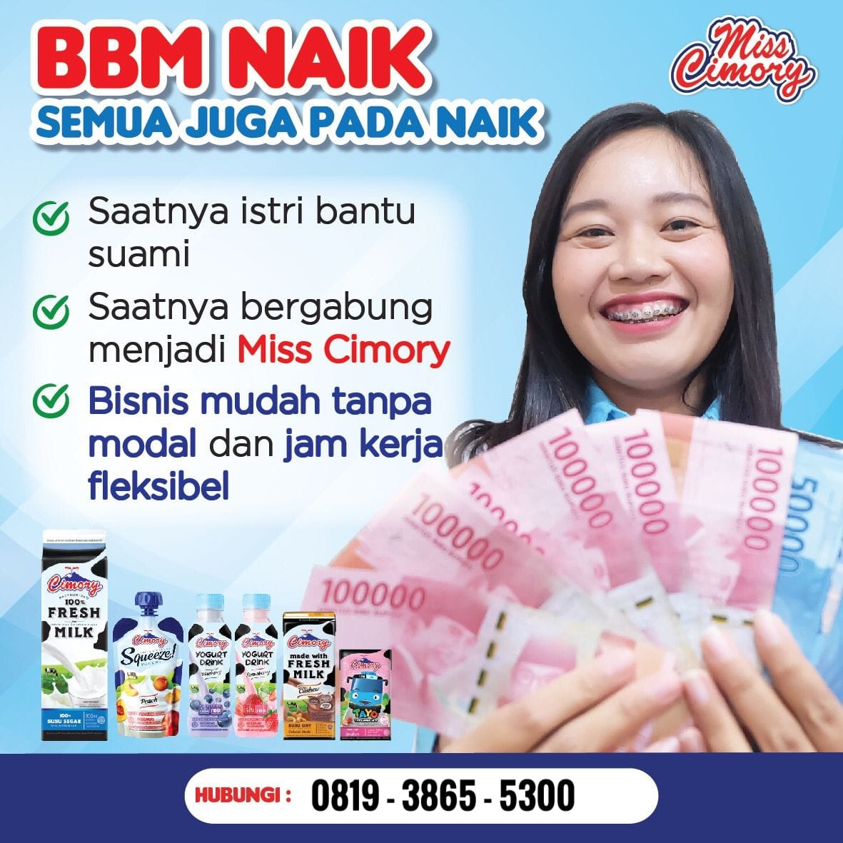 Lowongan Kerja Miss Cimory di Miss Cimory Center Banguntapan ...