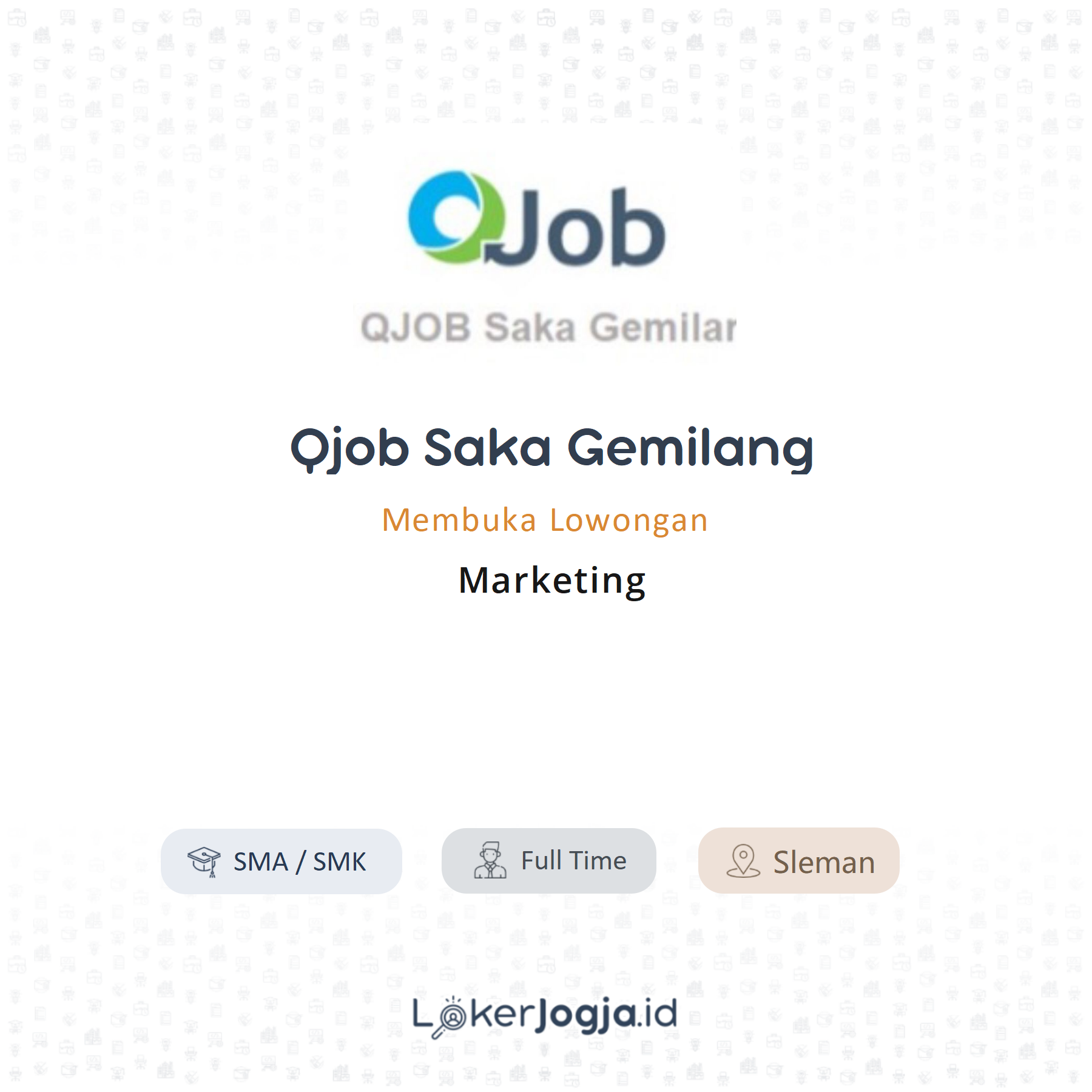 Lowongan Kerja Marketing di Qjob Saka Gemilang - LokerJogja.ID