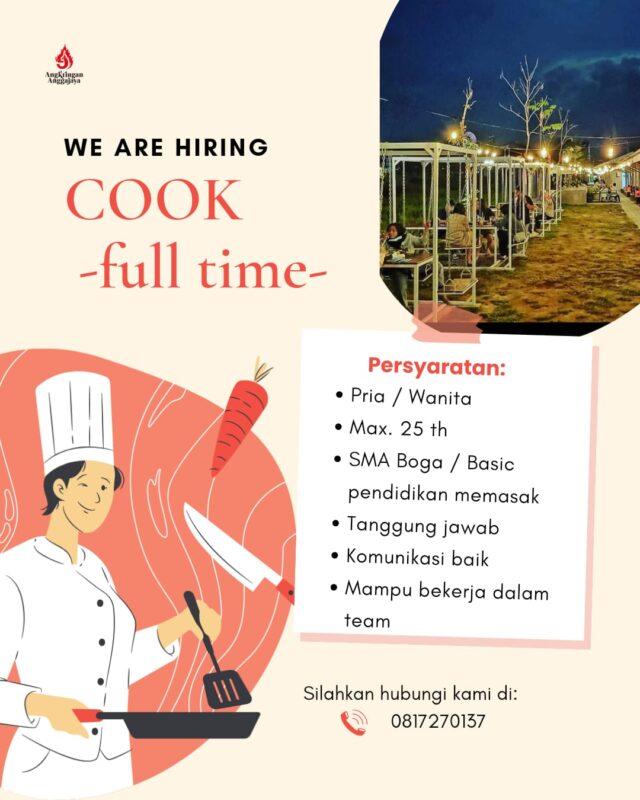 Lowongan Kerja Cook di Angkringan Anggajaya - LokerJogja.ID