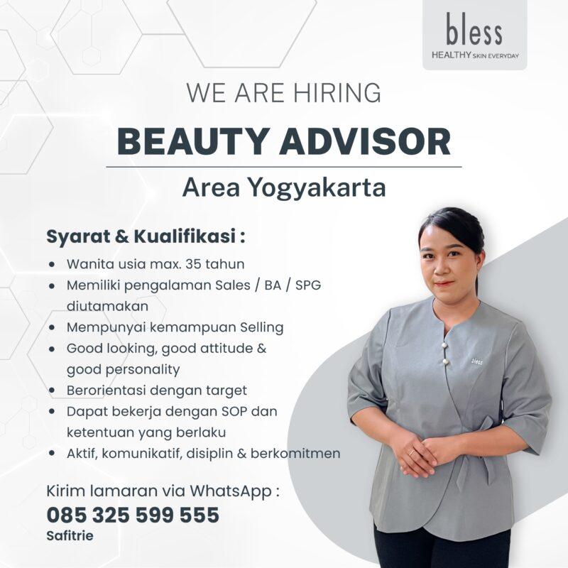 Lowongan Kerja Beauty Advisor di Bless Cosmetics - LokerJogja.ID