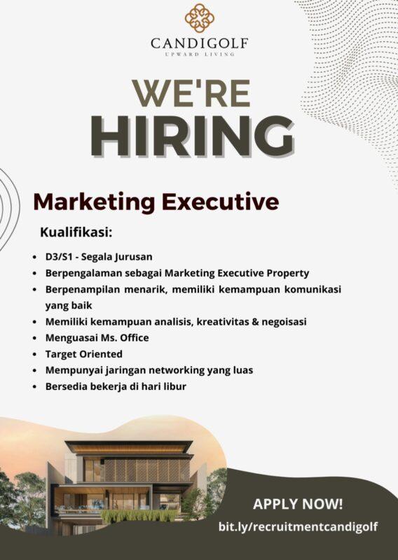 Lowongan Kerja Marketing Executive - Supervisor Infrastruktur - Sales ...