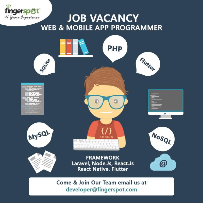 Lowongan Kerja Web & Mobile App Programmer di Fingerspot - LokerJogja.ID