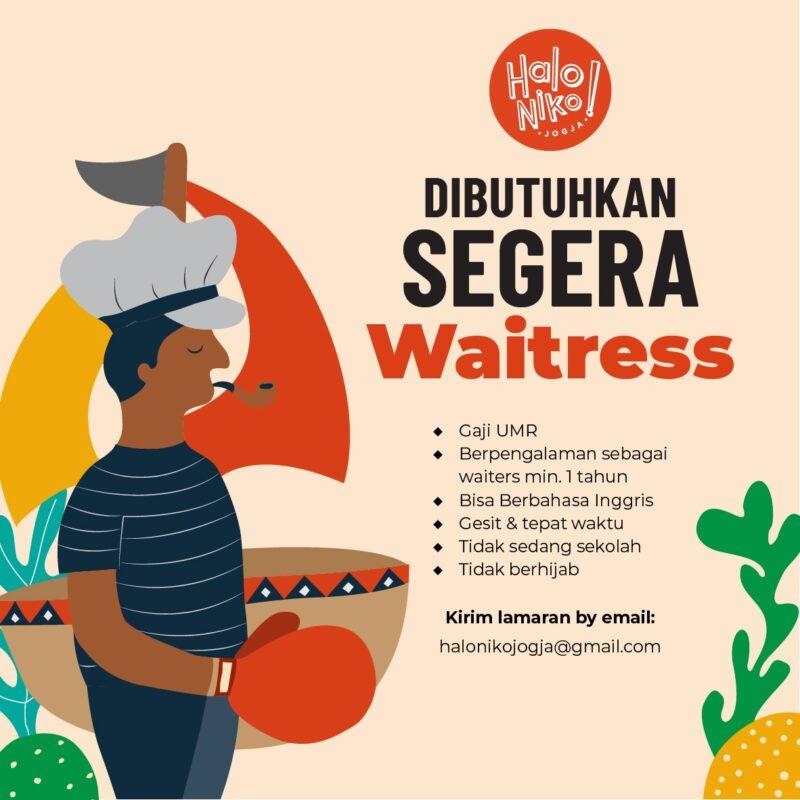 Lowongan Kerja Waiters di HaloNiko Jogja - LokerJogja.ID