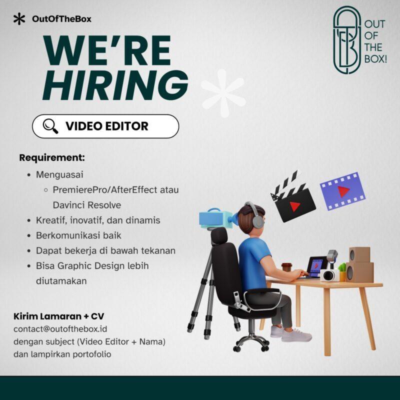 Lowongan Kerja Video Editor di Out Of The Box - LokerJogja.ID