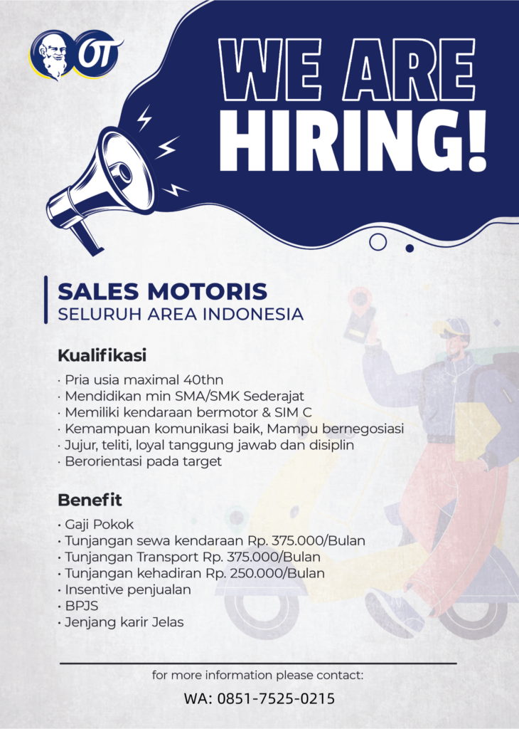 Lowongan Kerja Sales Motoris di PT. Tangga Makmur Bersama - LokerJogja.ID Lowongan Kerja Sales Motoris di PT. Tangga Makmur Bersama - LokerJogja.ID