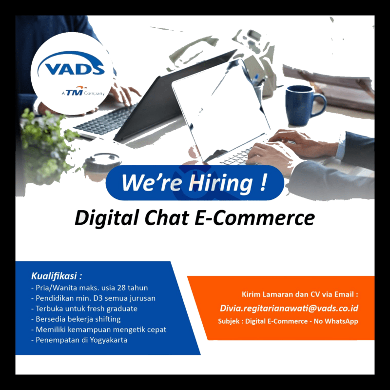 Lowongan Kerja Digital Chat E-Commerce - Call Center Provider ...