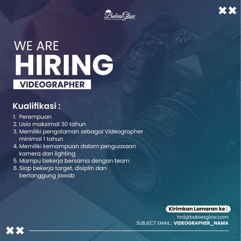 Lowongan Kerja Videographer di Babies Glow - LokerJogja.ID
