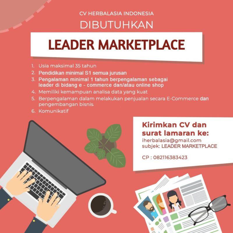 Lowongan Kerja Leader Marketplace - Leader Sosmed Tiktok di CV. Herbalasia Indonesia - LokerJogja.ID