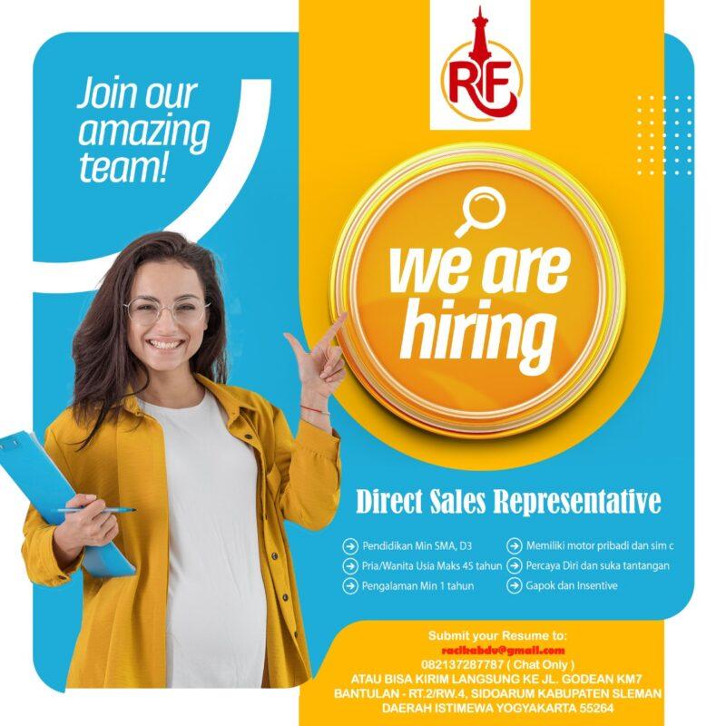 Lowongan Kerja Direct Sales Representative di CV. Master Multi Jaya - LokerJogja.ID