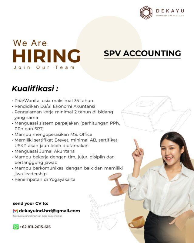 Lowongan Kerja SPV Accounting - Social Media Officer - Freelance ...
