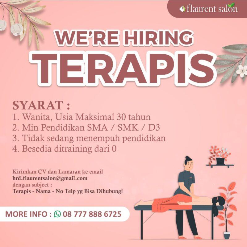 Lowongan Kerja Terapis di Flaurent Salon Spa - LokerJogja.ID