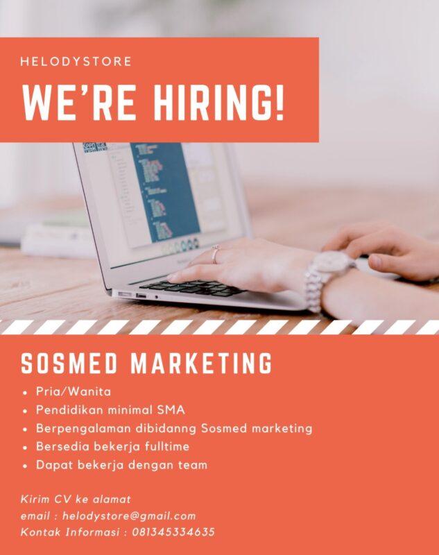 Lowongan Kerja Host Live - Sosmed Marketing di Helodystore - LokerJogja.ID