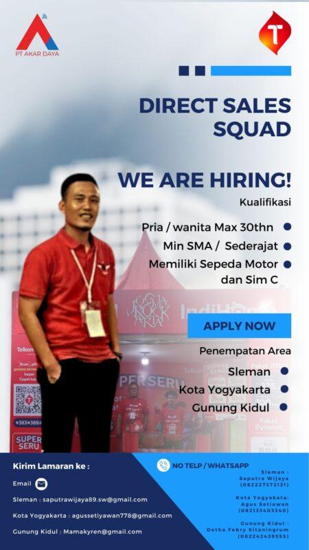 Lowongan Kerja Direct Sales Squaddi PT. Akardaya Mandiri - LokerJogja.ID Lowongan Kerja Direct Sales Squaddi PT. Akardaya Mandiri - LokerJogja.ID