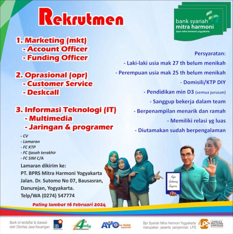 Lowongan Kerja Account Officer - Funding Officer - Customer Service - Deskcall - Multimedia ...