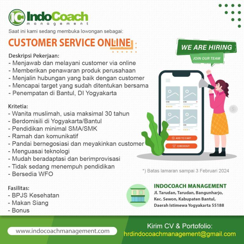 Lowongan Kerja Customer Service Online (CSO) di PT. Edukasi Banjir ...