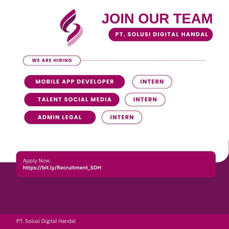 Lowongan Kerja Mobile App Developer - Talent Social Media - Admin Legal ...